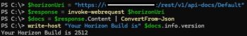 Omnissa Horizon REST APIs – In-script Documentation Queries – VMATT.NET